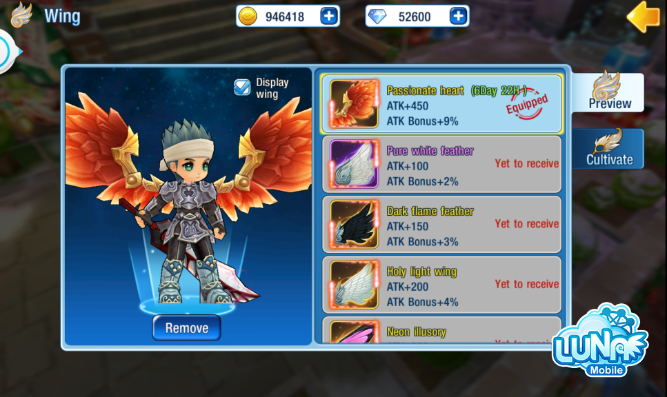 Begin Your Journey in Luna Mobile - Kongbakpao