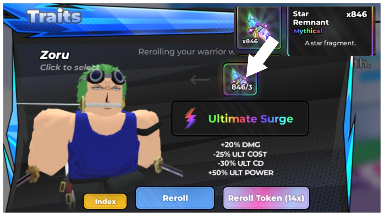 Anime Warriors 3 Star Remnant Guide - Kongbakpao